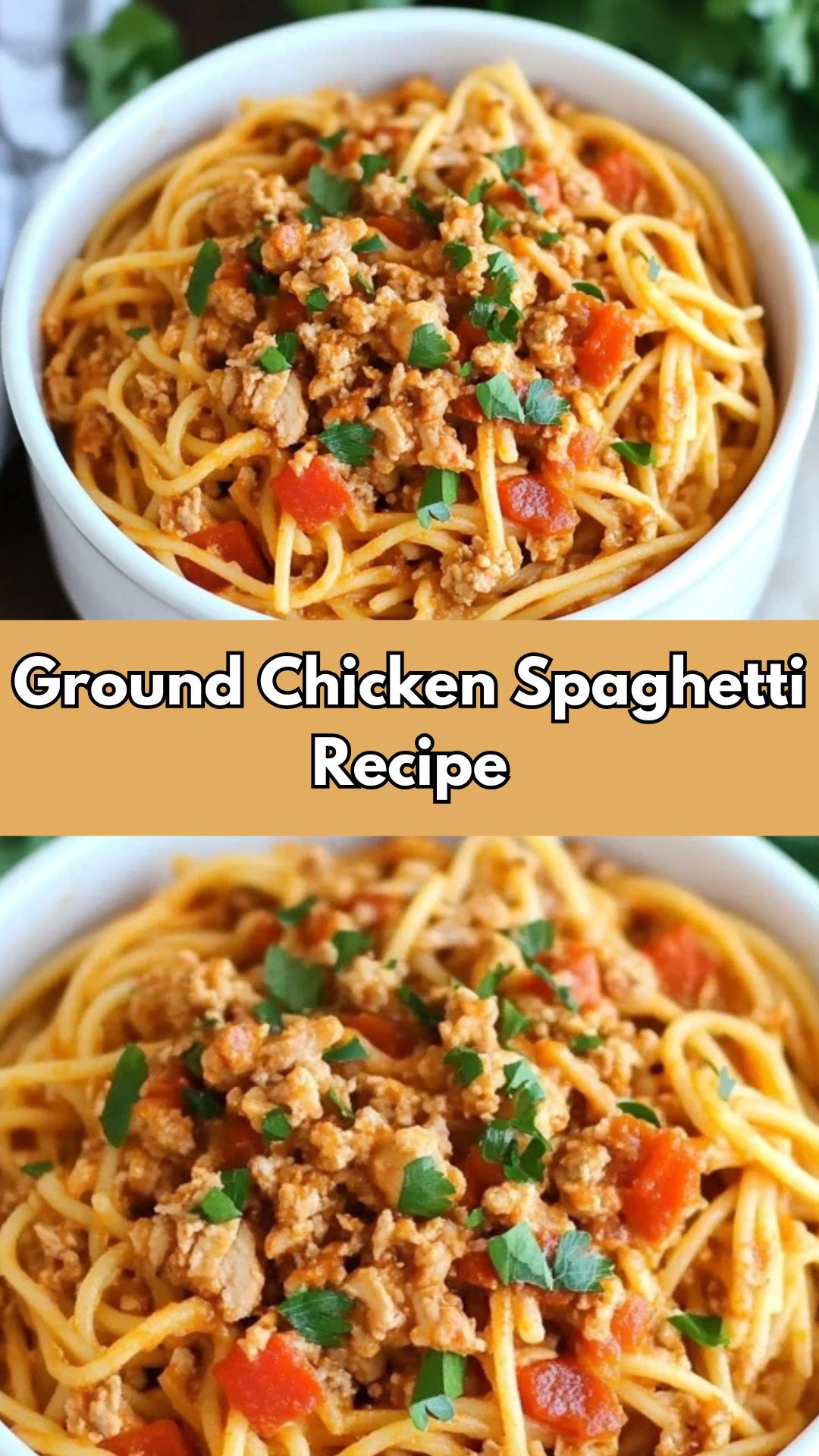 Ground Chicken Spaghetti Recipe - Easy homemade recipes