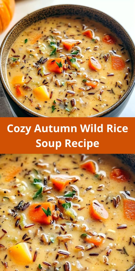 Cozy Autumn Wild Rice Soup Recipe - Easy homemade recipes