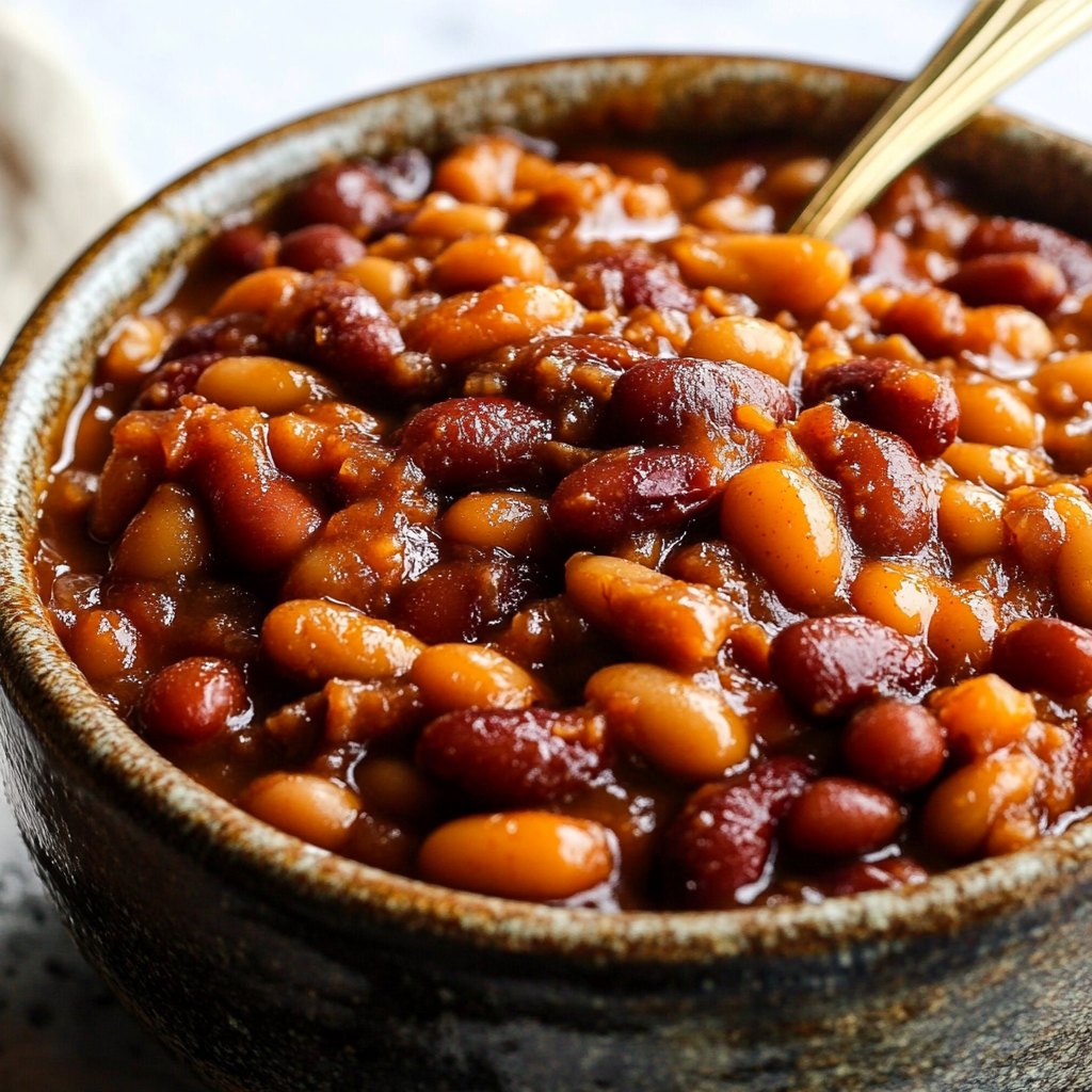 Homemade Slow Cooker Baked Beans - Easy homemade recipes