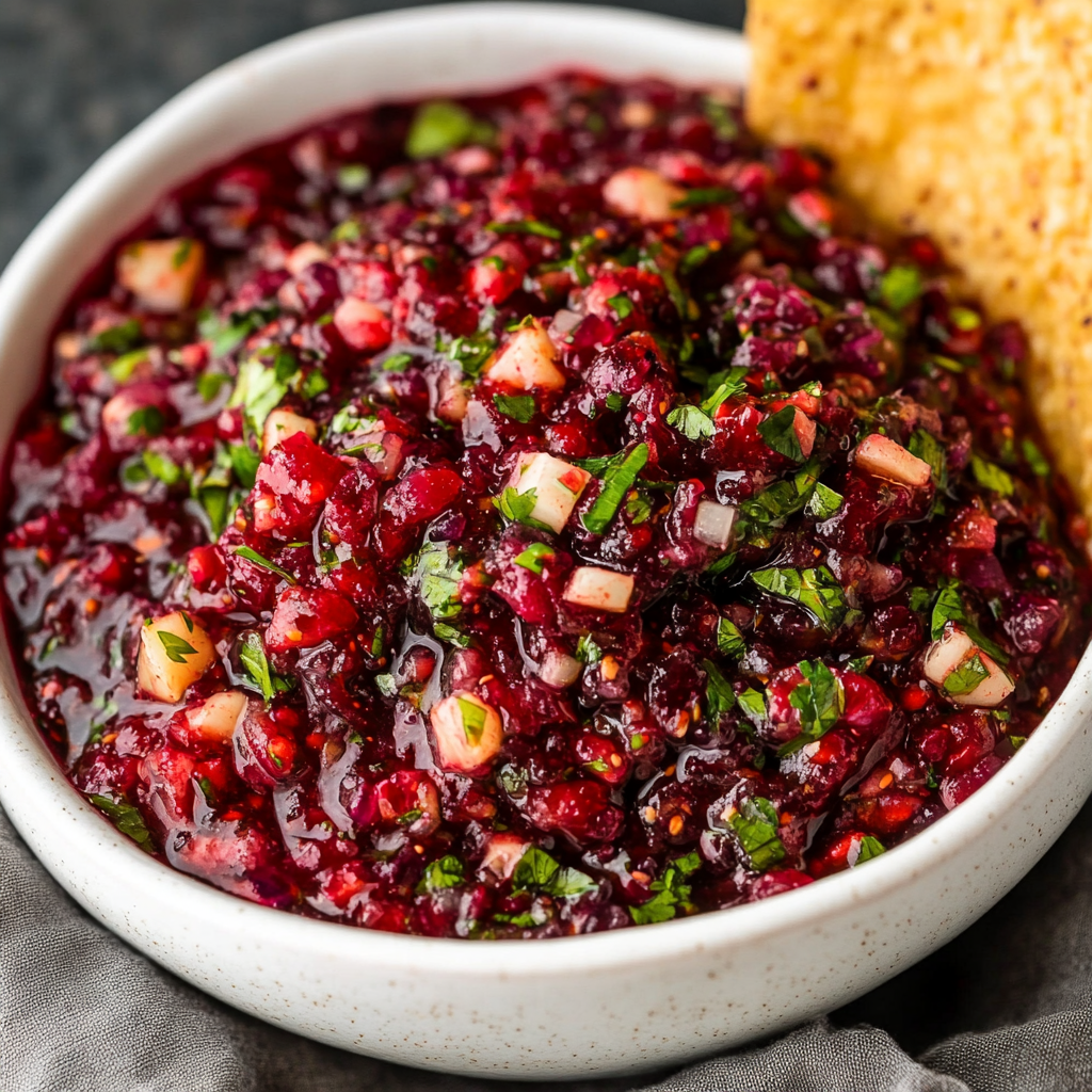 Cranberry Salsa Recipe - Easy homemade recipes