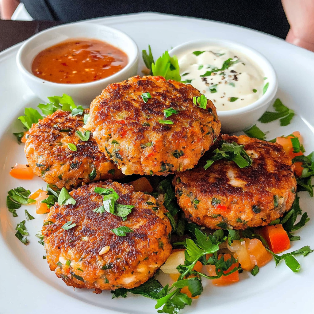 Salmon Cakes Recipe (Salmon Patties) - Easy homemade recipes