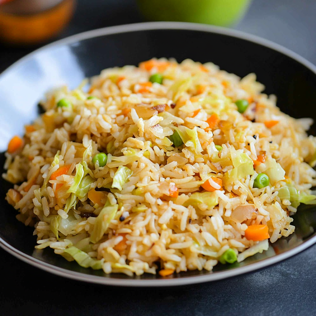 Cabbage Fried Rice - Easy homemade recipes