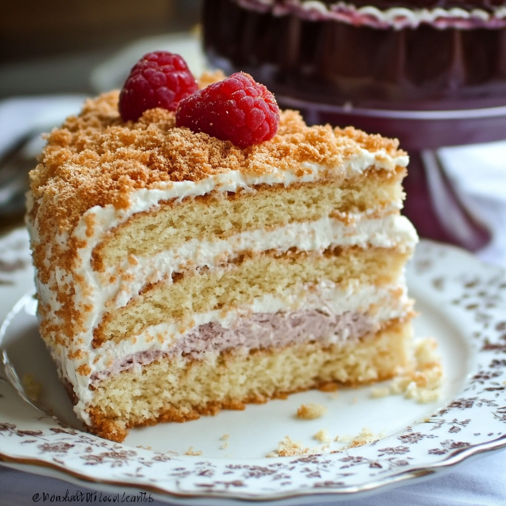 Biskvit: Russian Cake Recipe with Russian Cream - Easy homemade recipes
