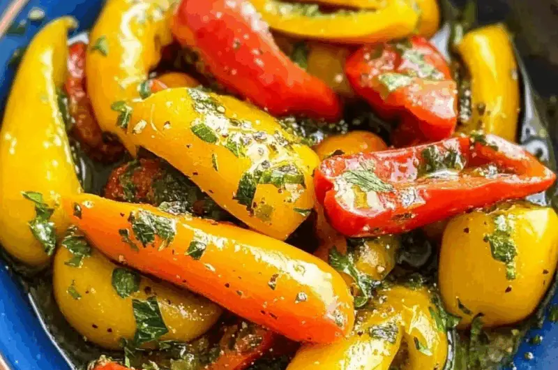 Marinated Mini Sweet Peppers - Easy homemade recipes