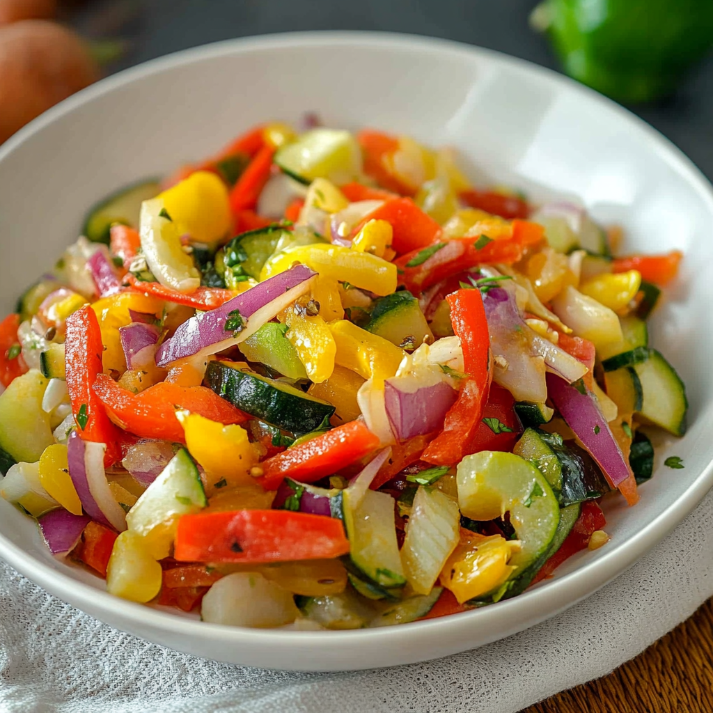 Marinated Vegetable Salad Recipe - Easy homemade recipes