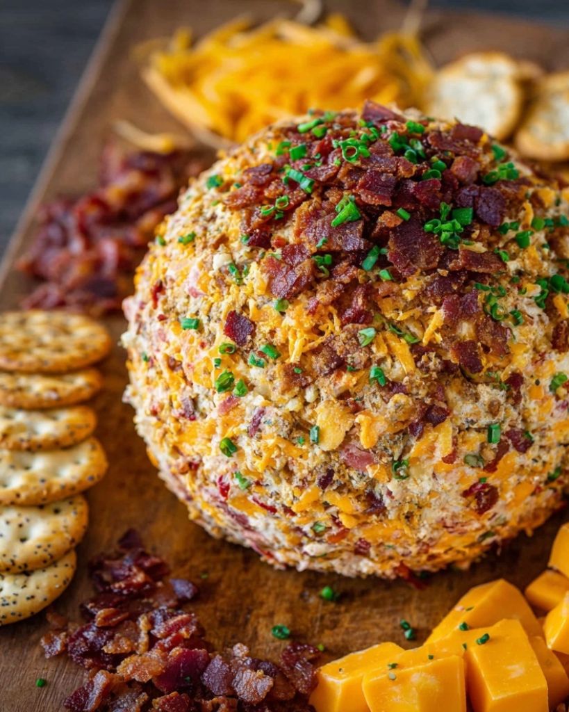 Loaded Cheese Ball Recipe - Easy homemade recipes