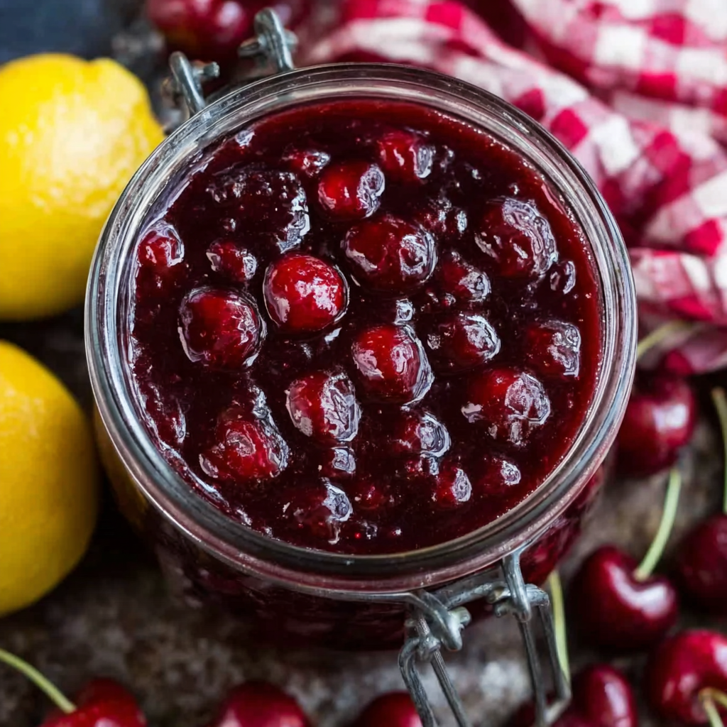 Easy Cherry Sauce Recipe - Easy homemade recipes