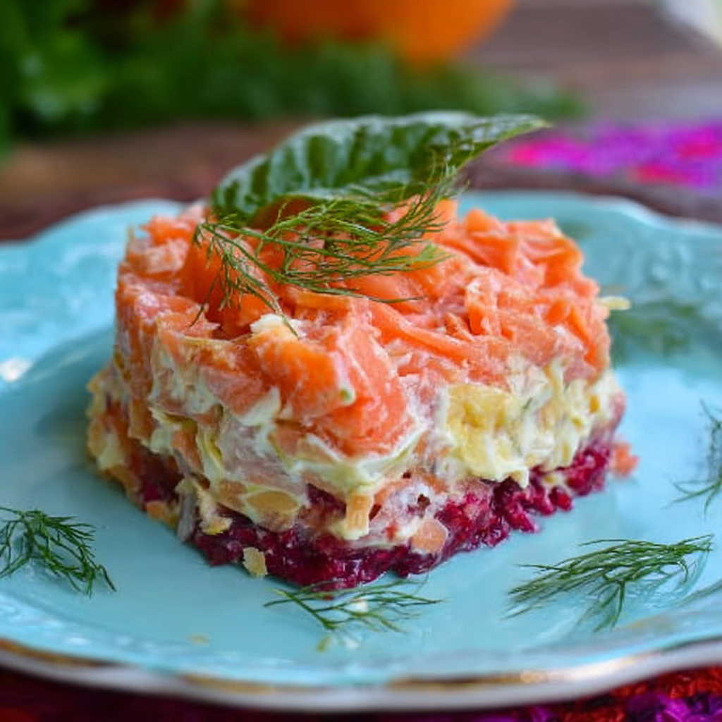 Shuba with Salmon: A Twist on Herring Salad - Easy homemade recipes