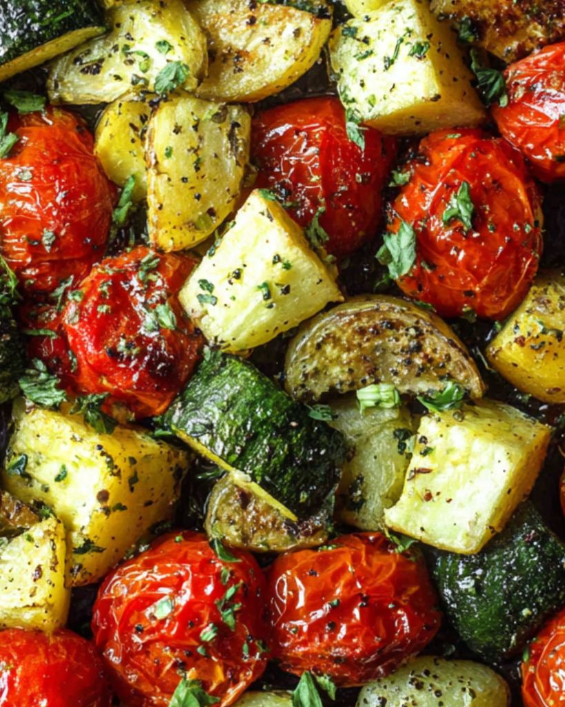 Italian Oven Roasted Vegetables - Easy homemade recipes