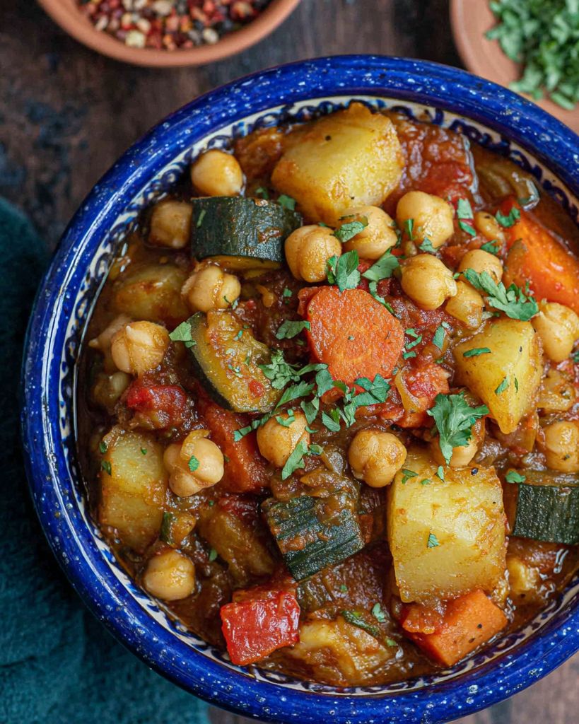 Moroccan Vegetable Tagine Recipe - Easy homemade recipes