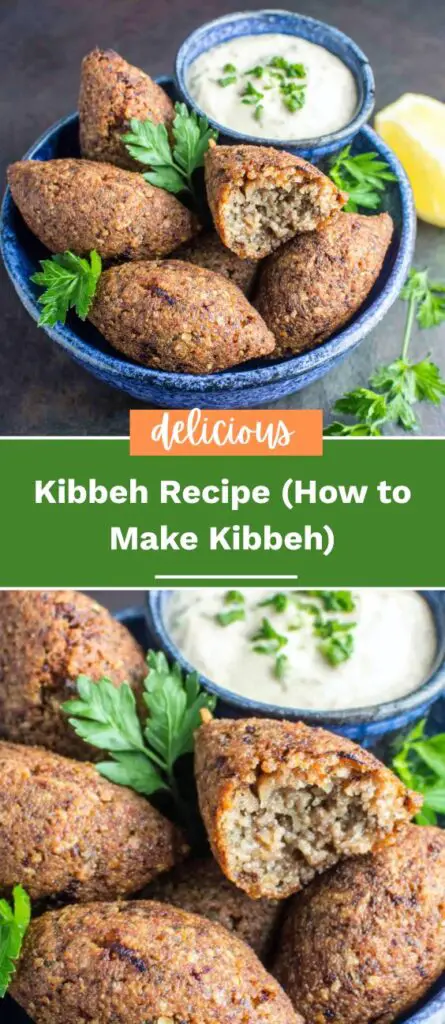 Kibbeh Recipe (How to Make Kibbeh) - Easy homemade recipes
