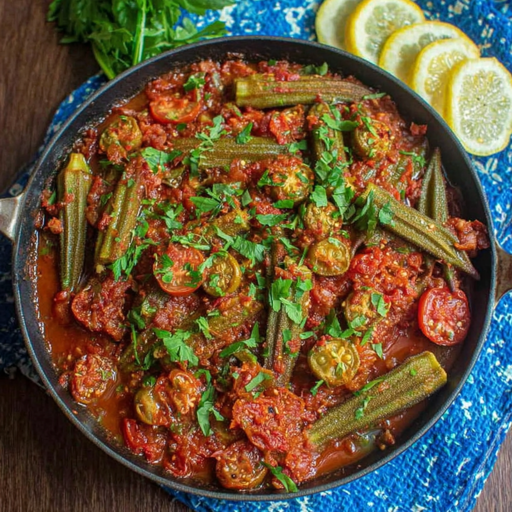 Mediterranean-Style Okra Recipe - Easy homemade recipes