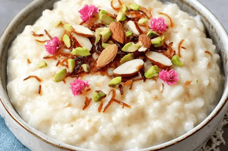 Easy Middle Eastern Rice Pudding - Easy homemade recipes