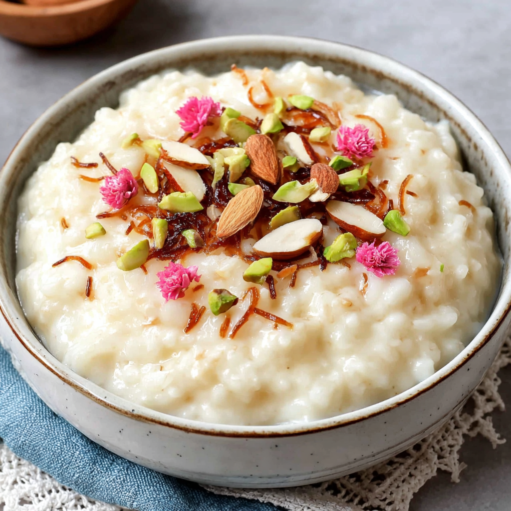Easy Middle Eastern Rice Pudding - Easy homemade recipes