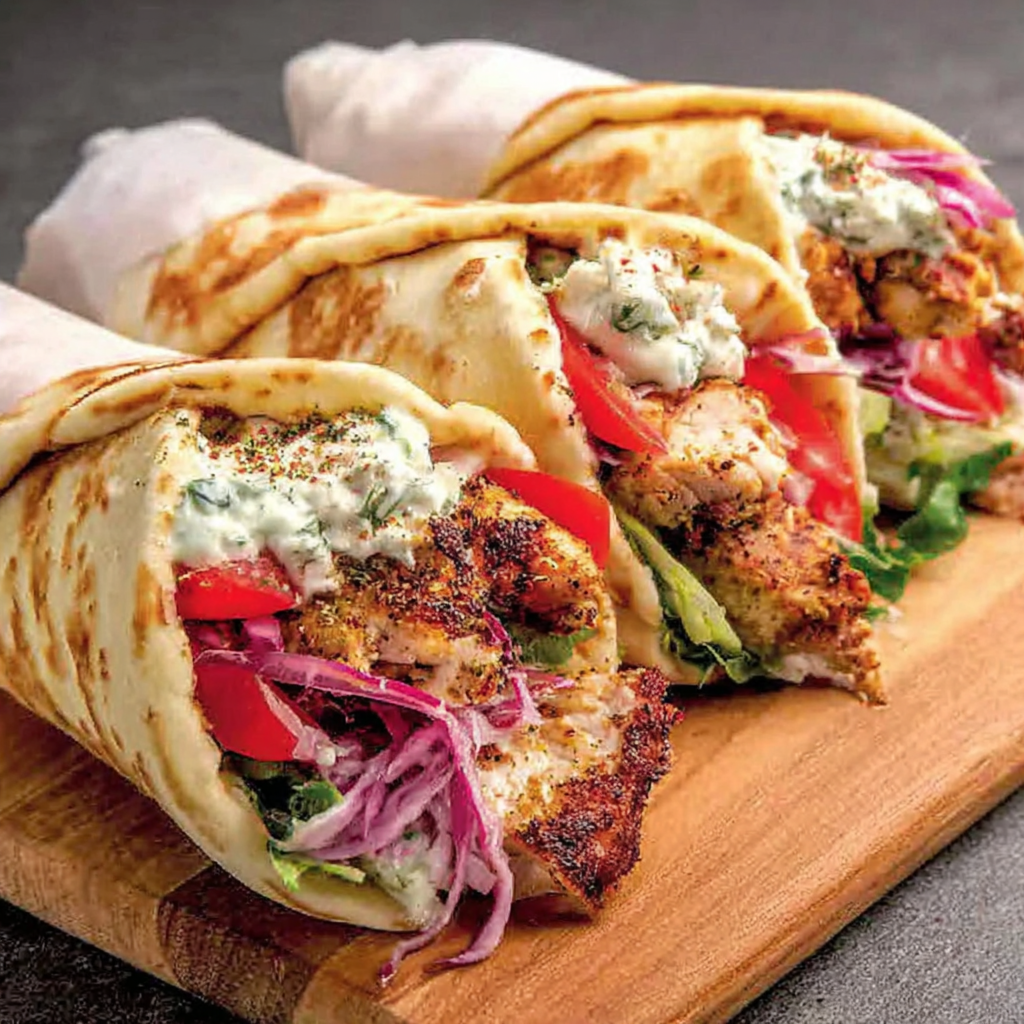 Greek Chicken Gyros - Easy homemade recipes