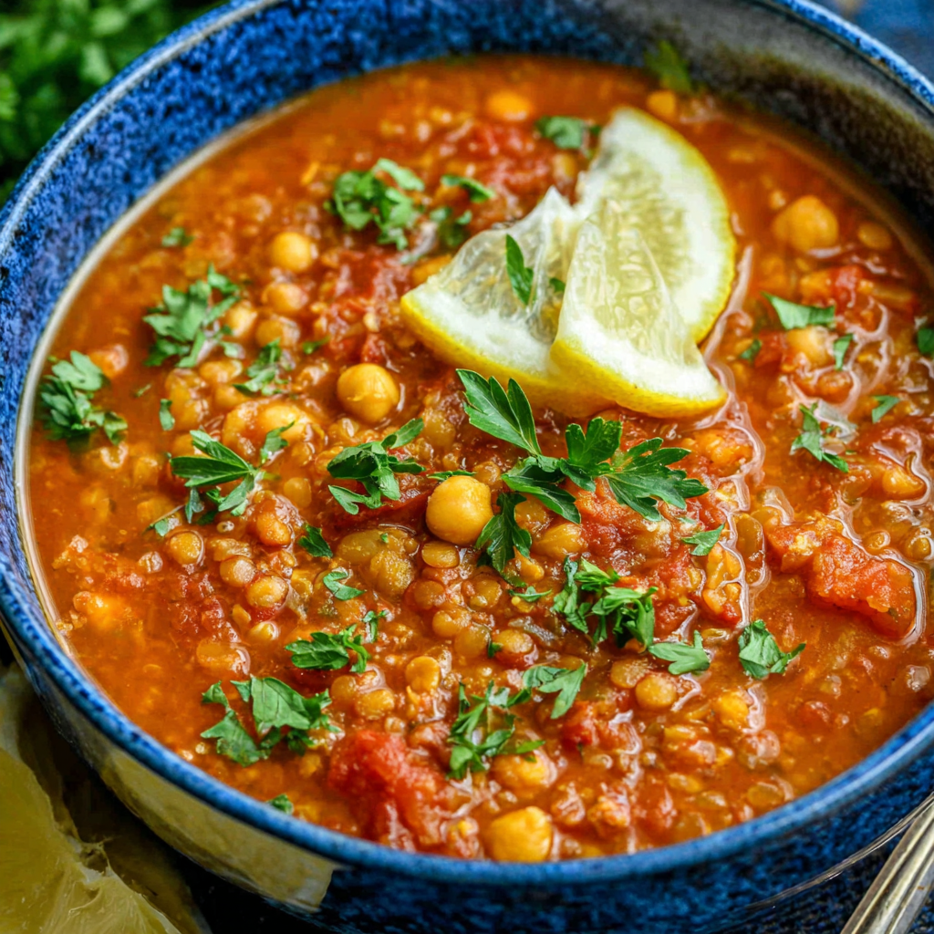 Harira (Traditional Moroccan Soup) - Easy homemade recipes