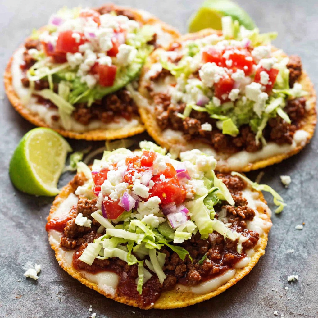 Easy Mexican Tostadas - Easy homemade recipes