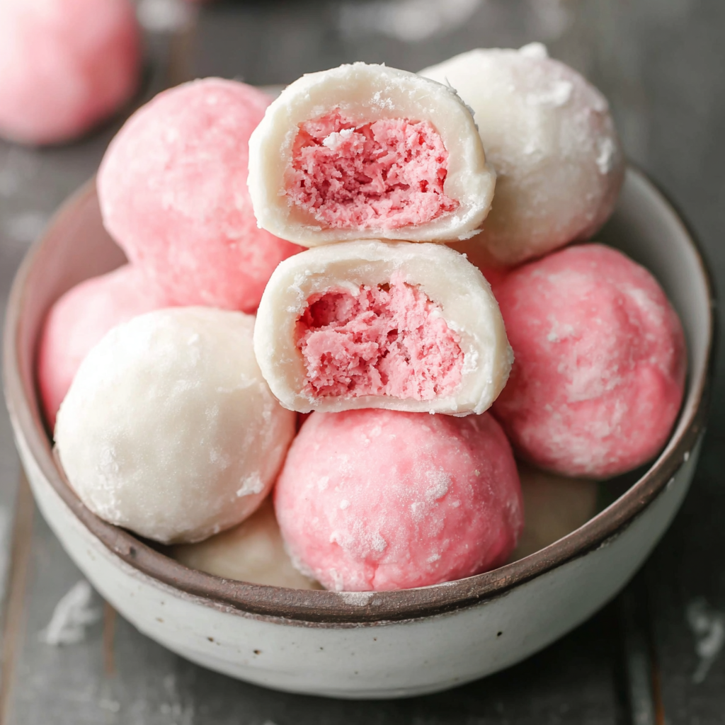 Mochi Ice Cream – Homemade Japanese Dessert - Easy homemade recipes